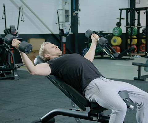 Dumbbell incline fly - Changing Life