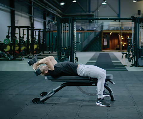 Dumbbell lying triceps extension - Changing Life