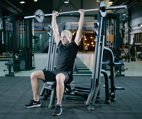 Seated military press - Changing Life