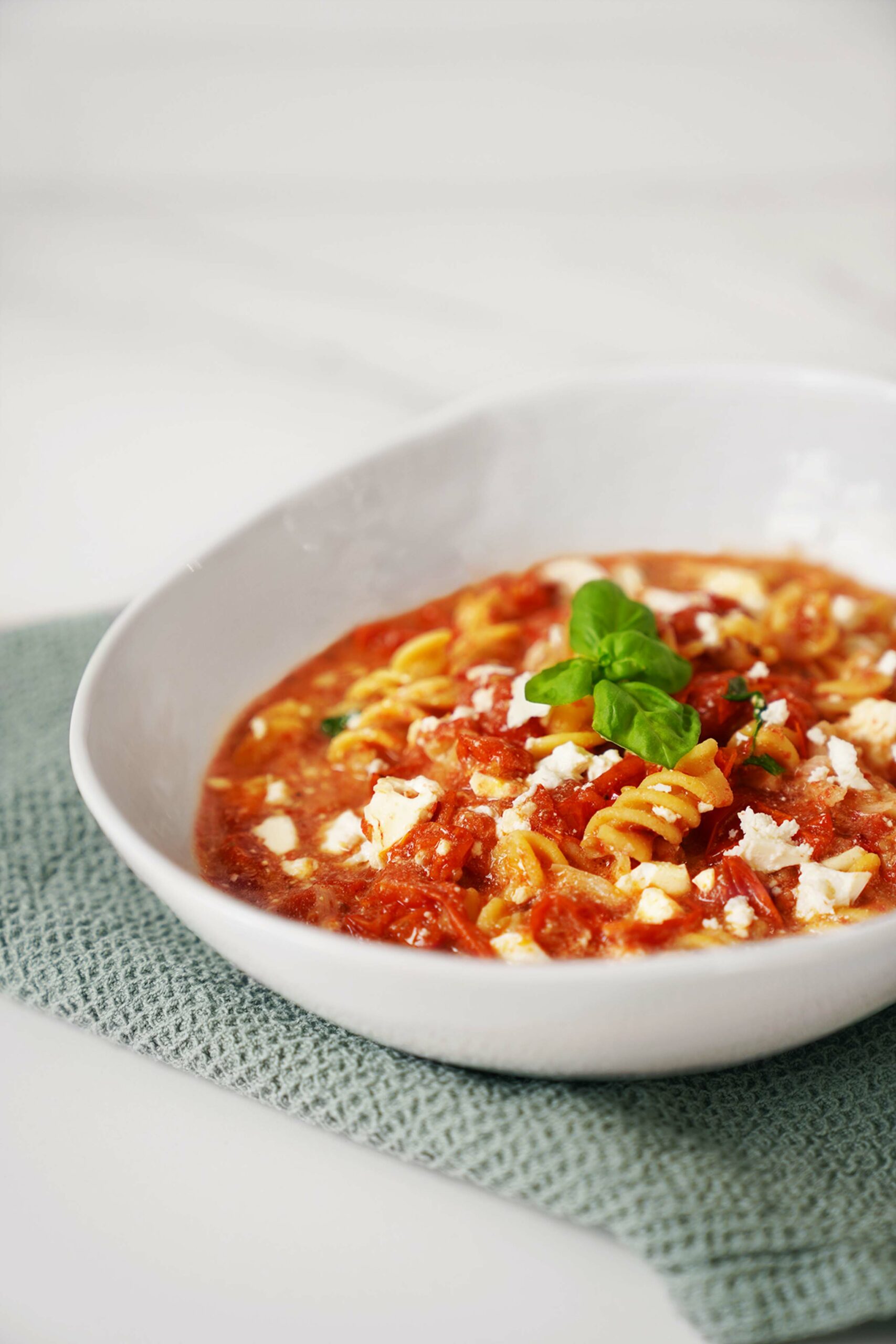 Pasta met witte kaas uit de oven - Changing Life