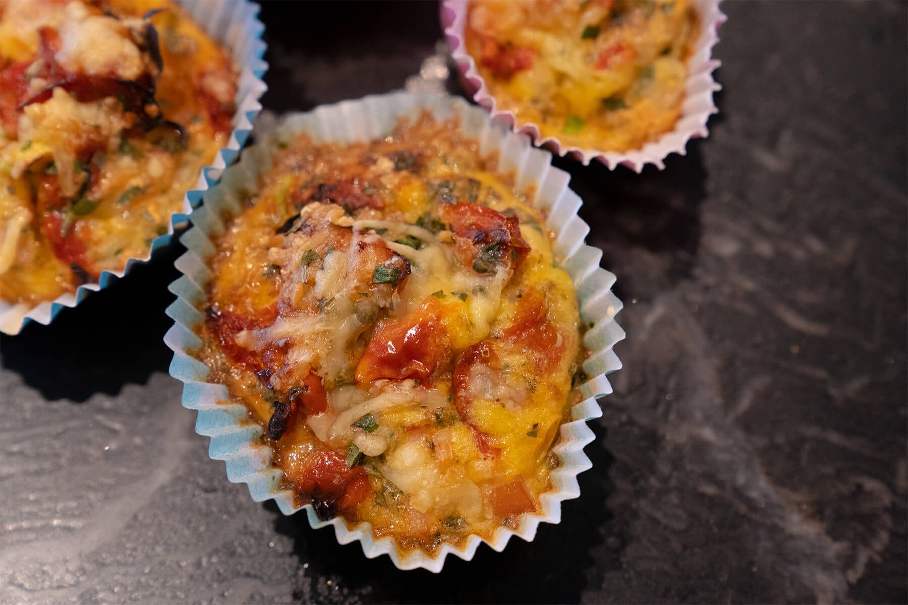 Ei muffins met gerookte kip - Changing Life